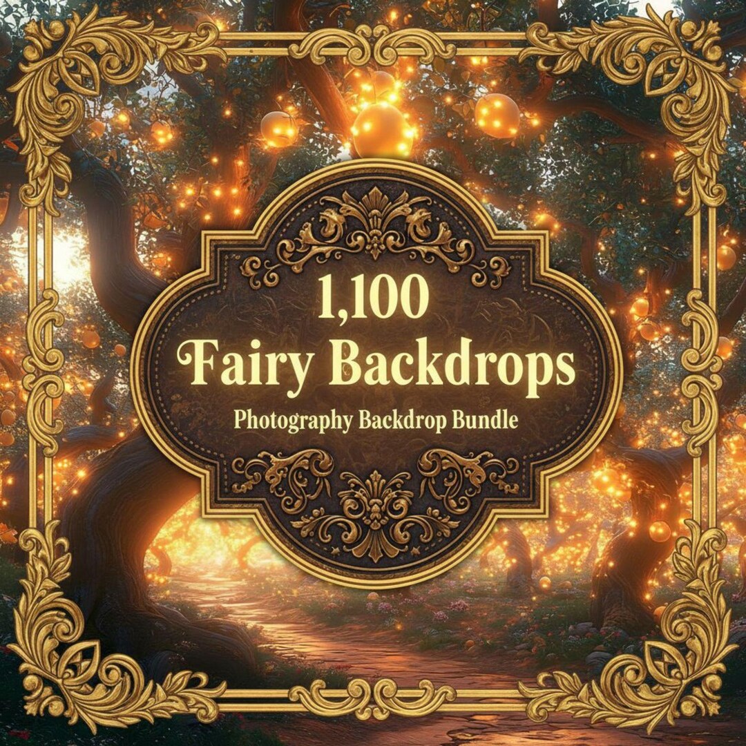 1100 Fairy Tale Digital Backdrops, Fantasy Photography Bundle (digital ...