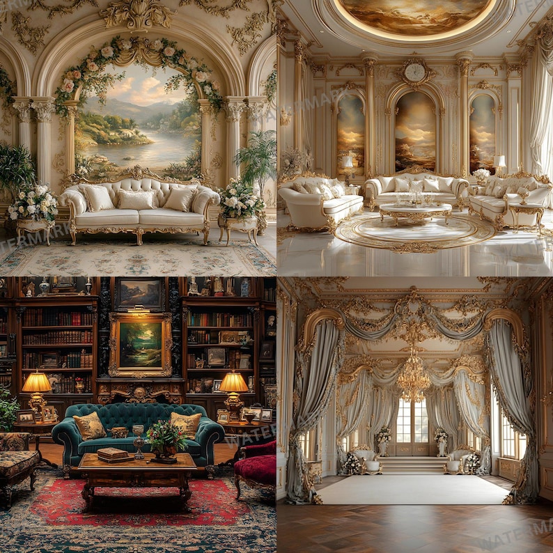 20 Royal Sitting Backdrops - Regal Digital Backgrounds for Portraits ...