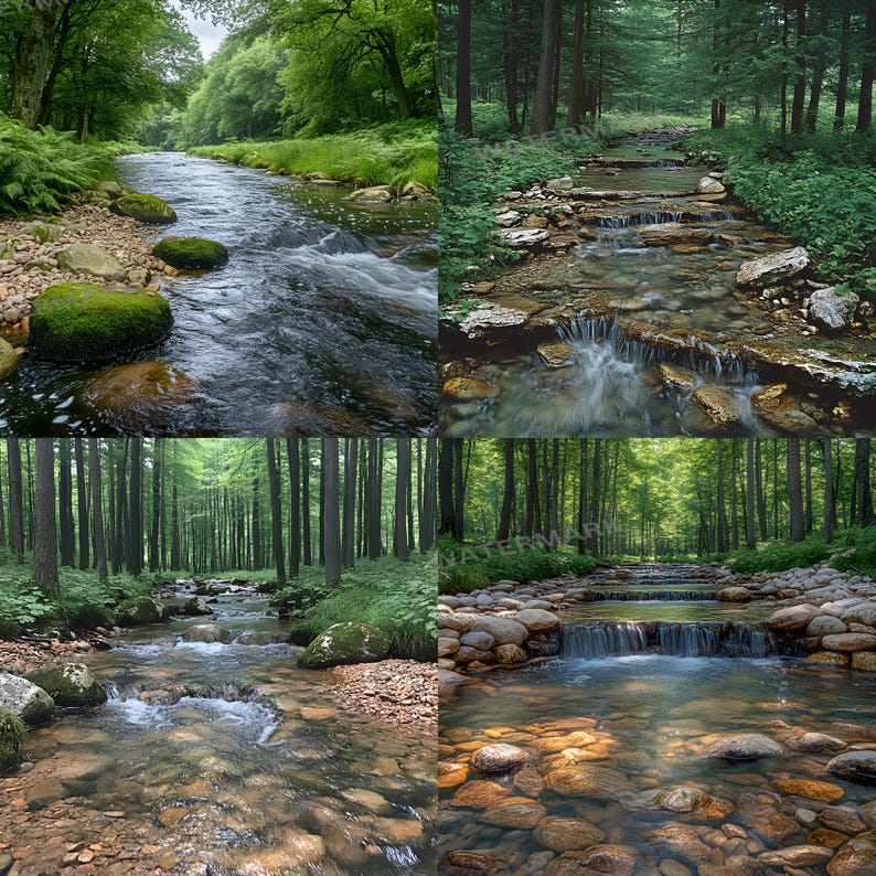 Misty Forest Photography Backdrops | 20 Foggy Woodland Scenes (digital ...