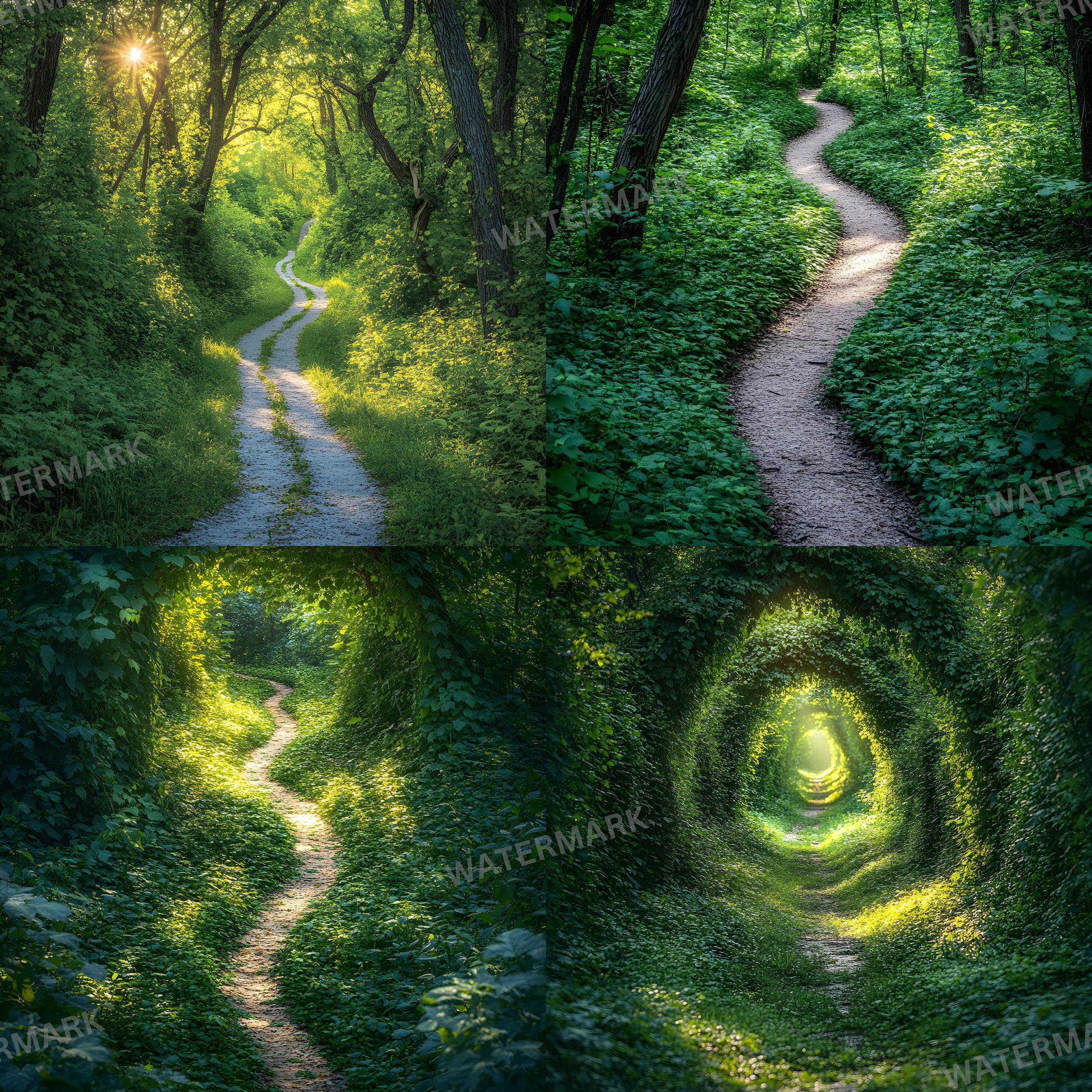 45 Overgrown Forest Digital Backdrops | Woodland, Portrait Backgrounds ...