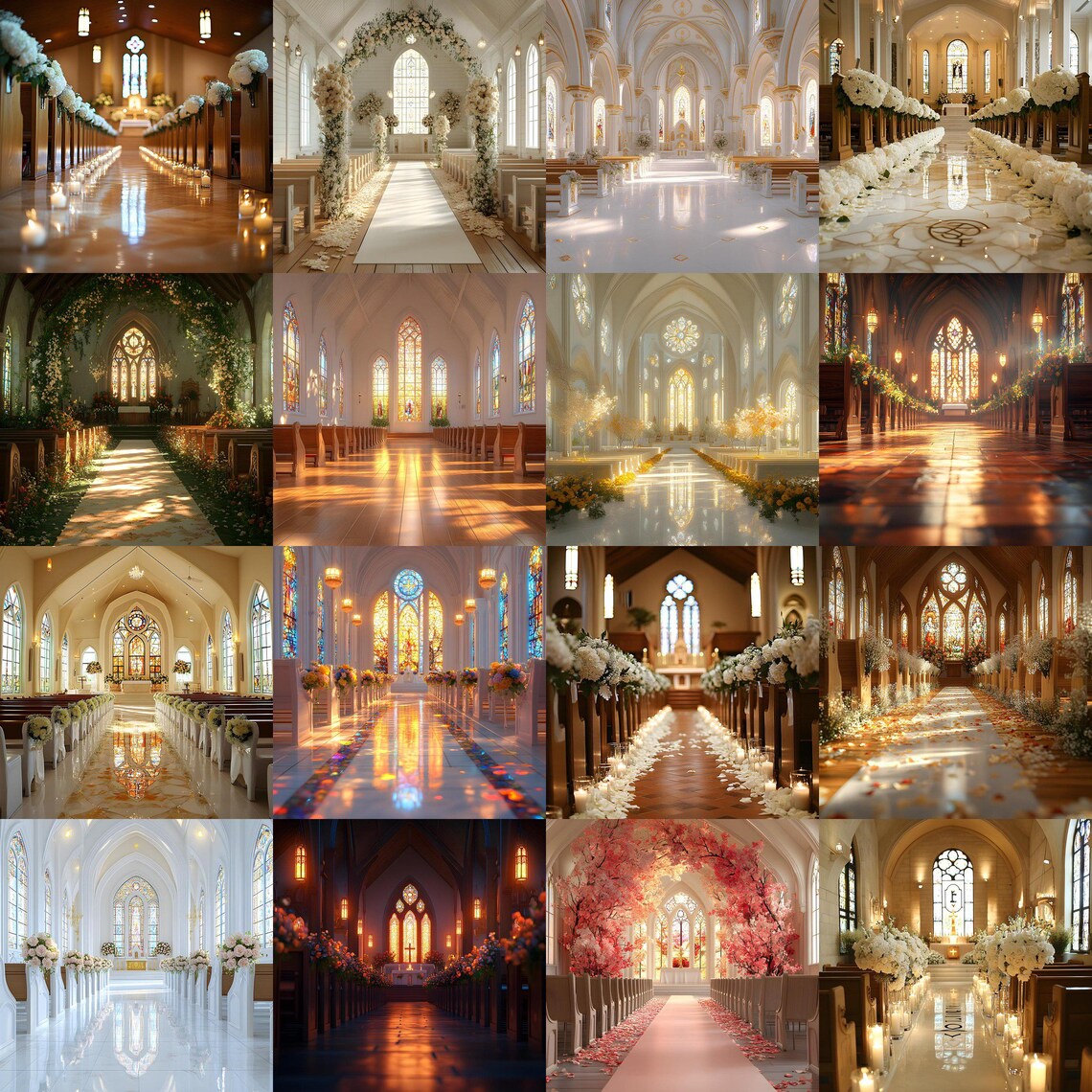 100 Elegant Church Backdrops | Cathedral Backdrop – Weddings, Virtual ...