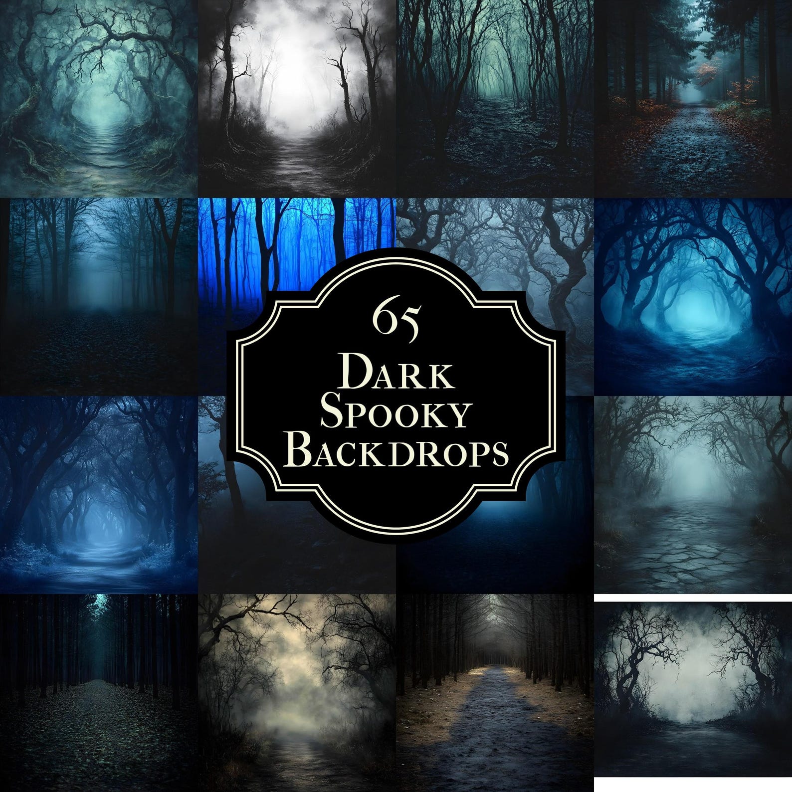 65 Dark Spooky Backdrops - Master Overlays for Photoshop Composites ...