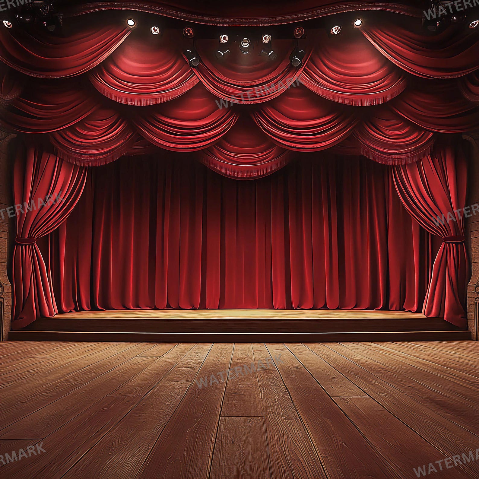 Theater Stage Backdrops - 11 Curtain Backgrounds - Perfect for ...