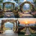 Mountain View Photography Backdrops, Rustic Wedding Arches (40 Jpgs) - Etsy