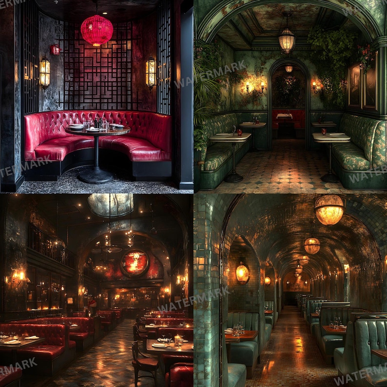 1920s Speakeasy Backdrops - Vintage Digital Backgrounds for Photoshop ...