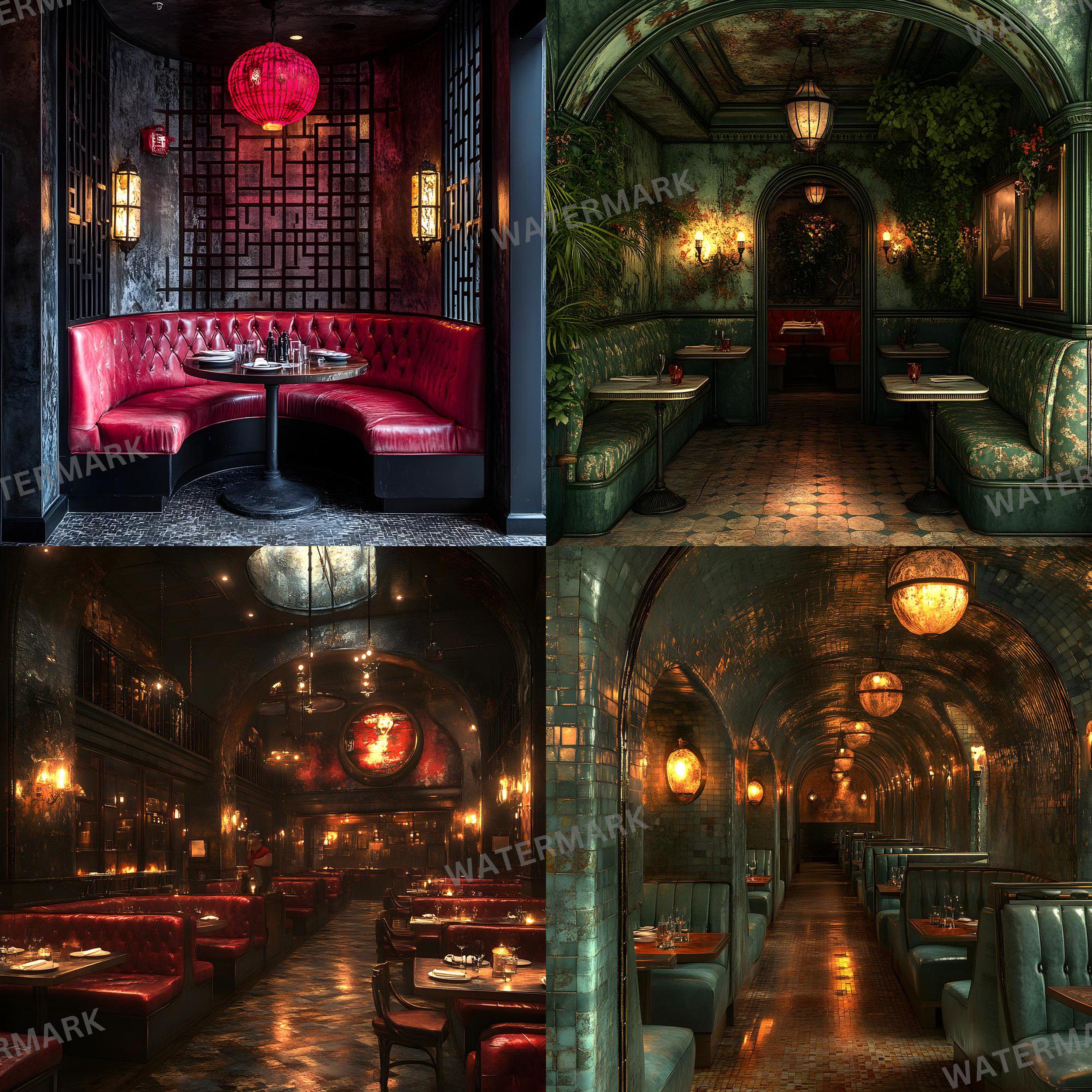 1920s Speakeasy Backdrops – Vintage Bar Photography Overlays (20 Jpgs ...