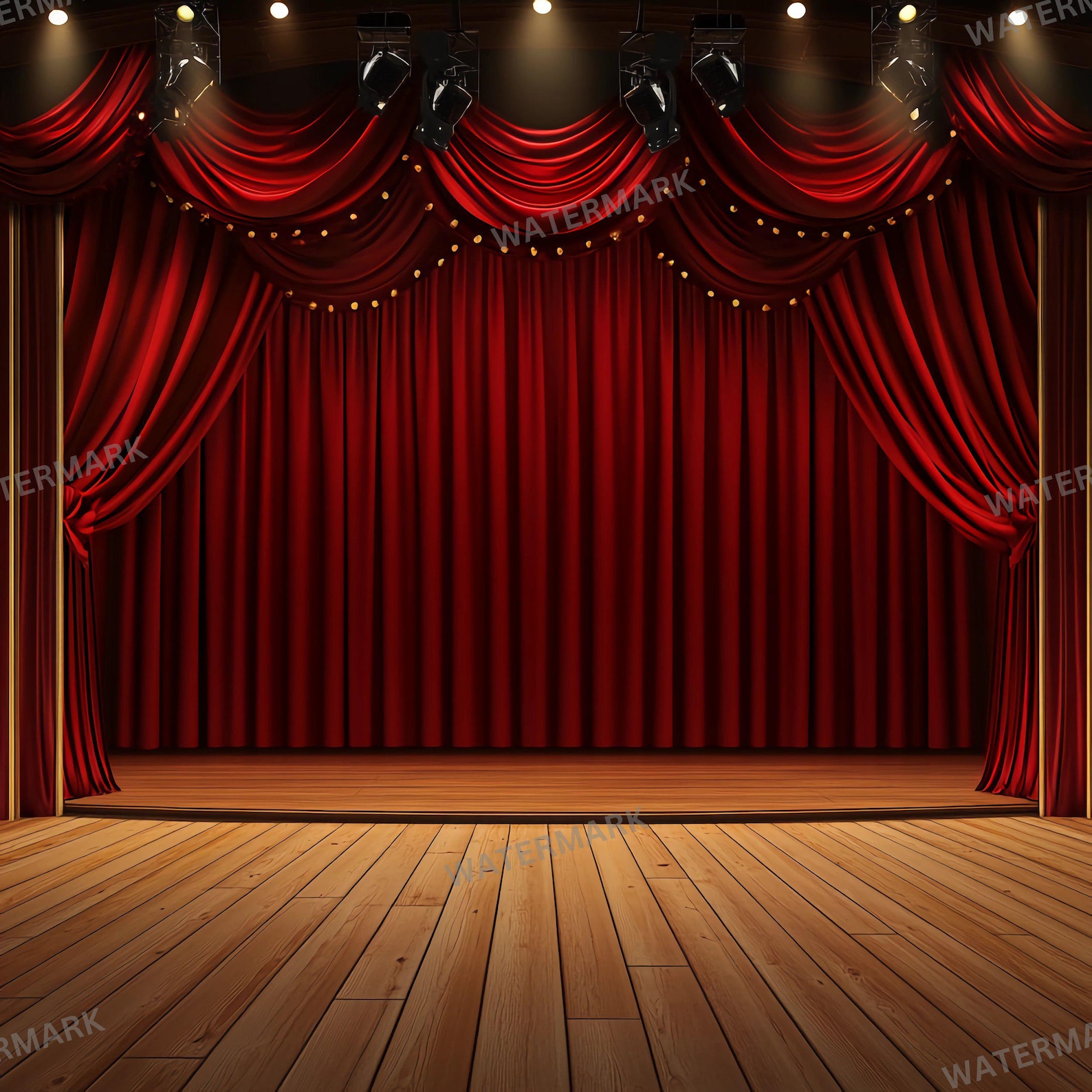 Theater Stage Backdrops - 11 Curtain Backgrounds - Perfect for ...