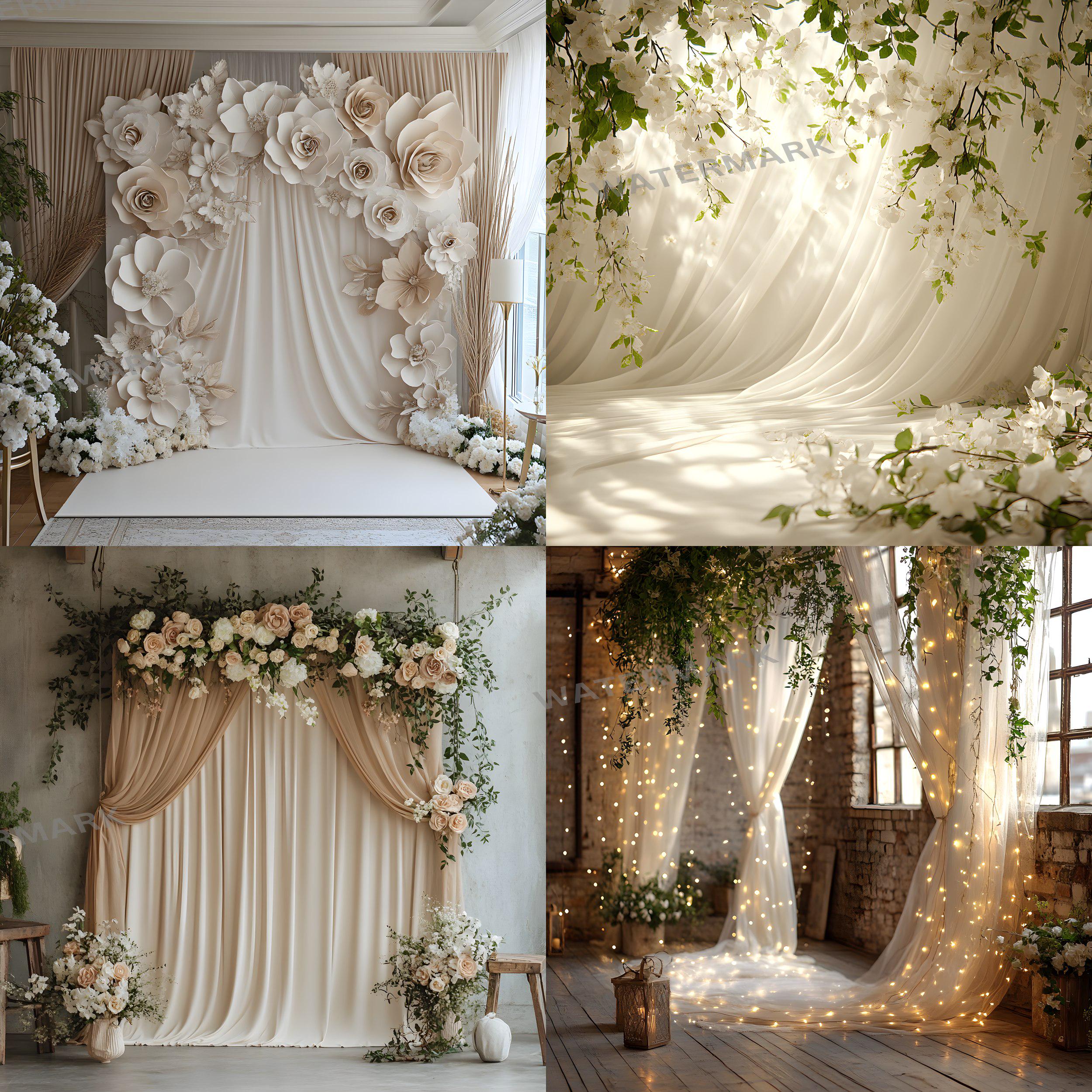 30 Elegant Wedding Arch Backdrops | Photoshop Photography (digital ...