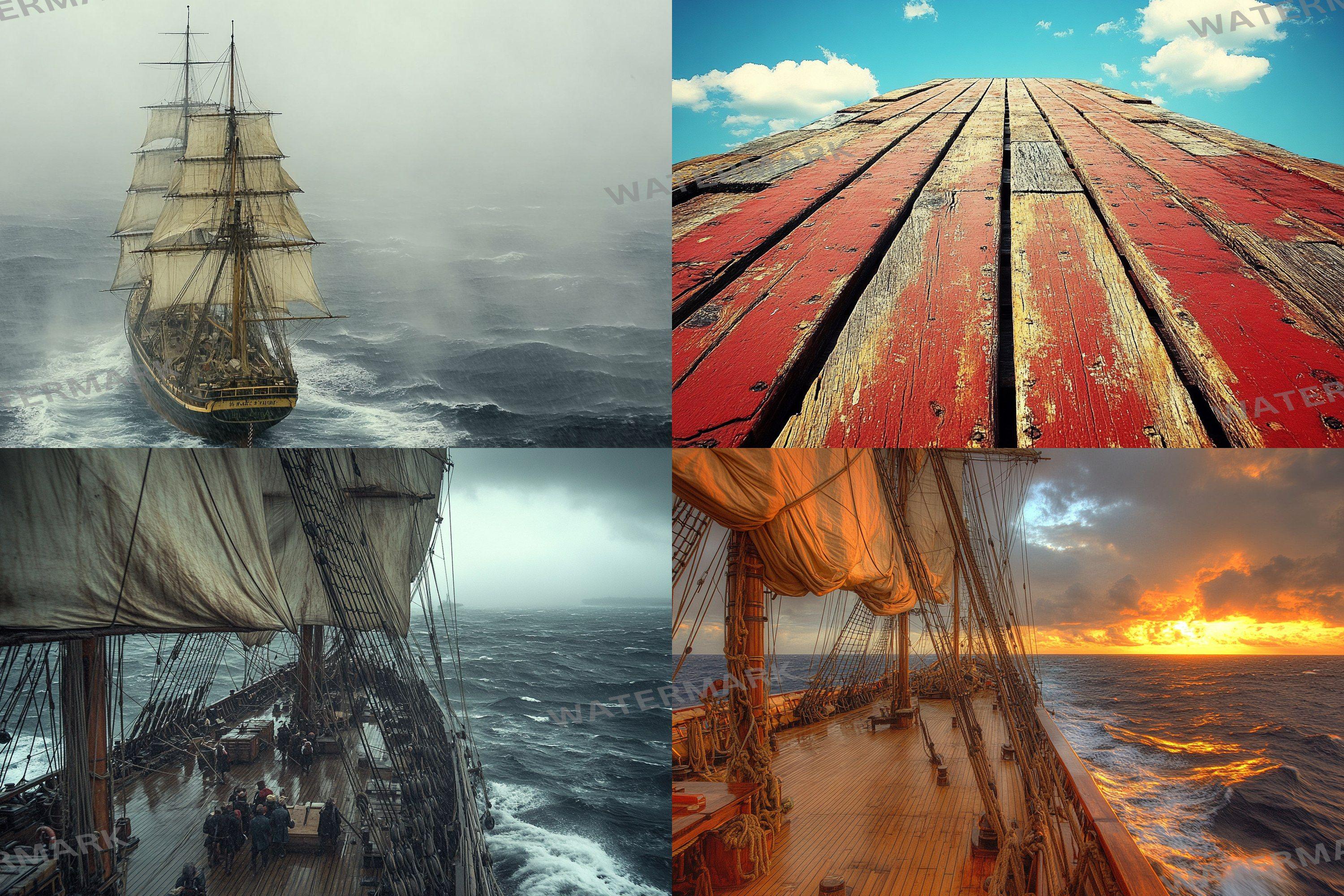 Vintage Ship Backdrop: 30 Jpgs for Nautical Photo Editing, Seafaring ...