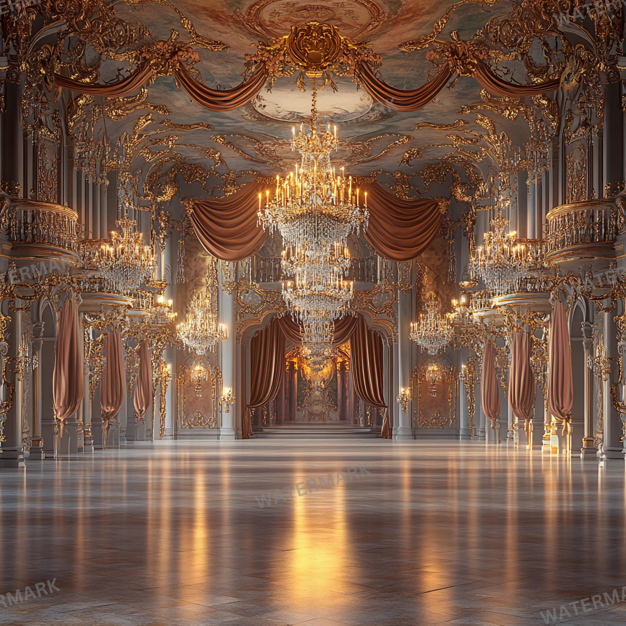 Baroque Palace Digital Backdrops - Set of 9 Fine Art Textures and ...