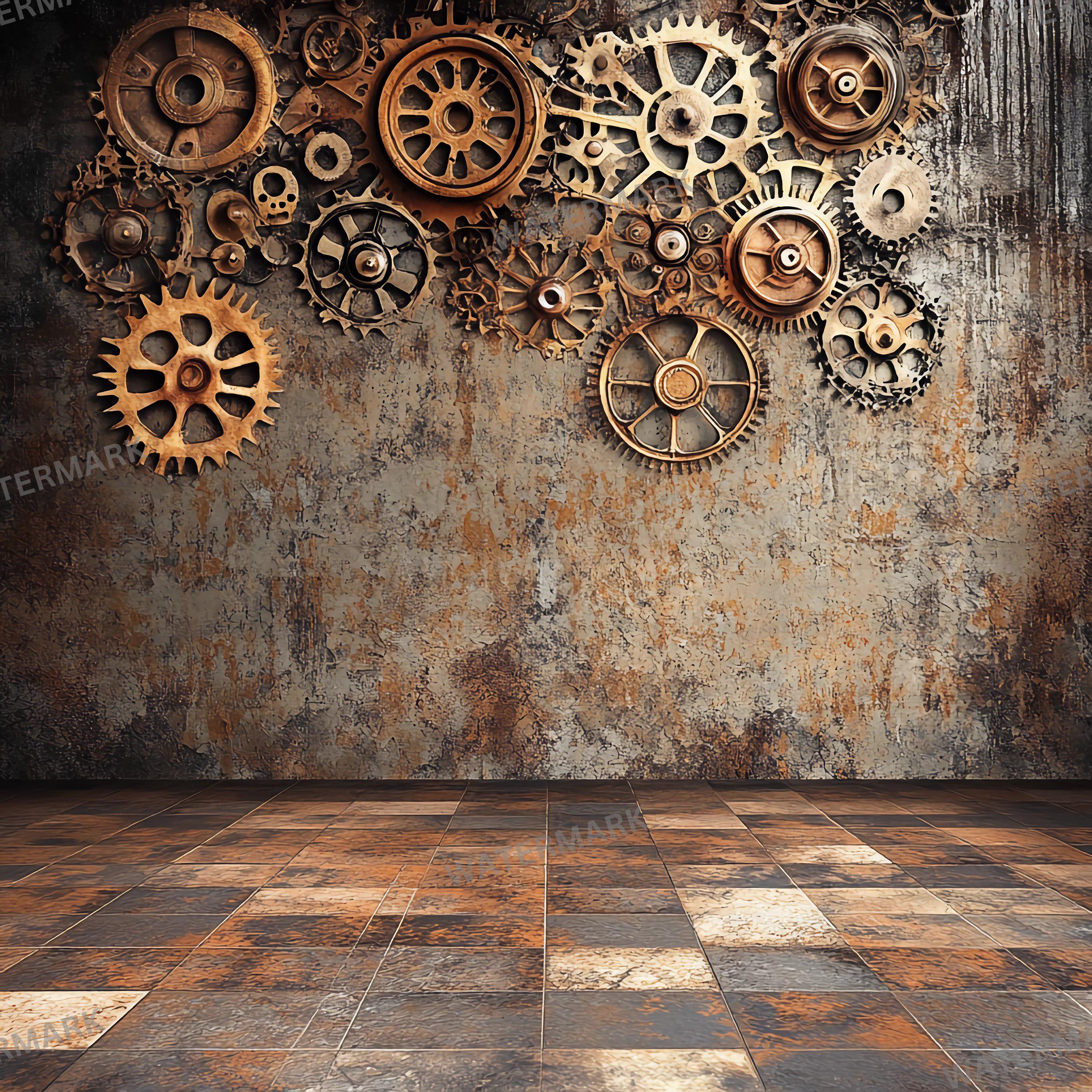 7 Steampunk Backdrops - Vintage Industrial Photography Backgrounds ...