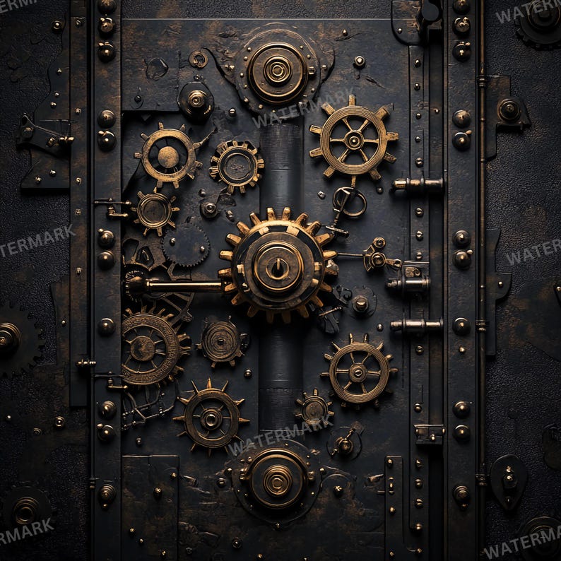 9 Steampunk Backdrops - Vintage Industrial Photography Backgrounds ...