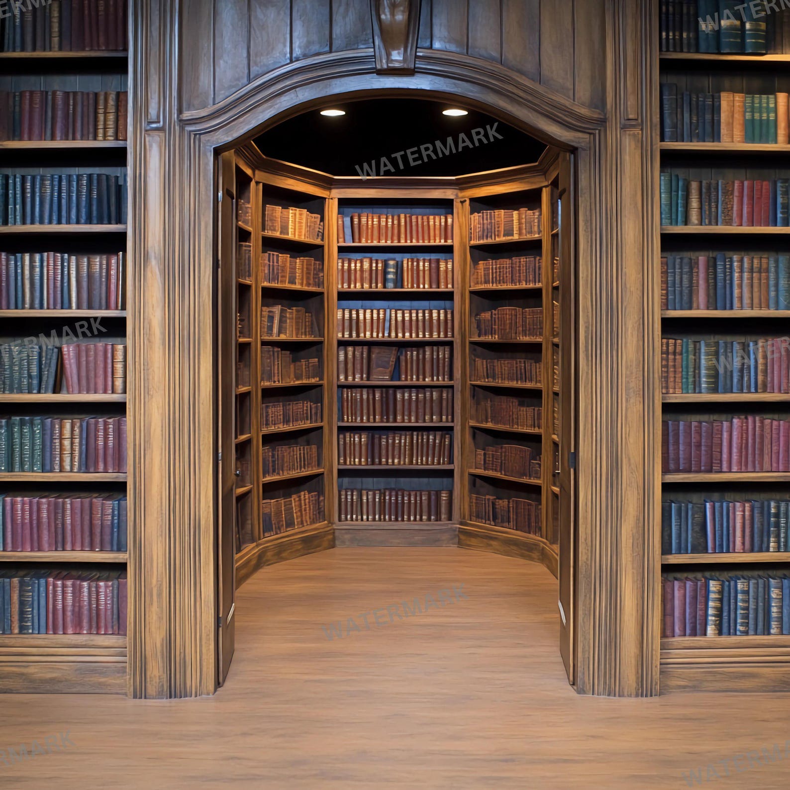 Wizard School Library 7 Photography Backdrops - Magical, Vintage ...