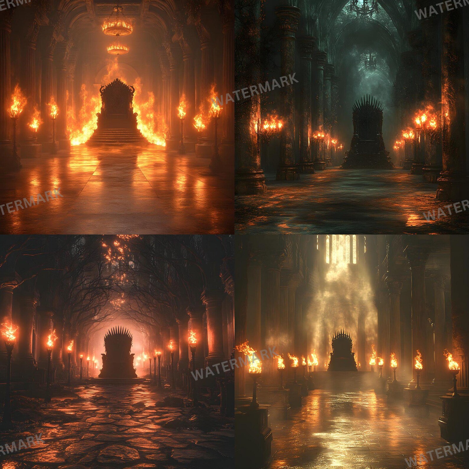 20 the Throne Backdrops Majestic Digital Backgrounds for Photography ...