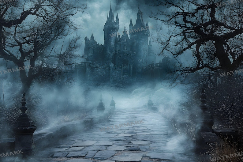 45 Wizard of Oz Wicked Witch Castle Backdrop - Twisted Forest Path ...