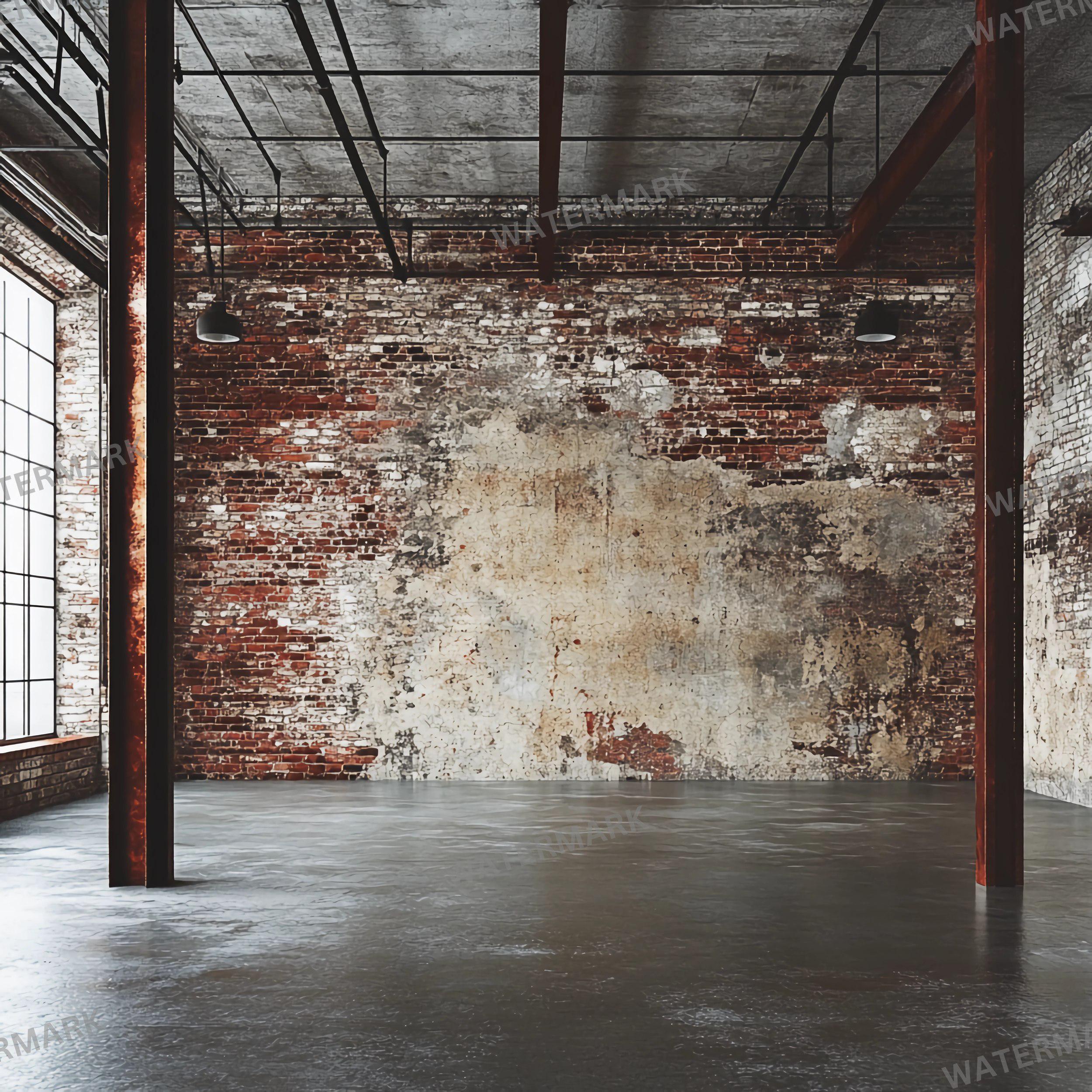 11 Urban Loft Backdrops | Industrial Warehouse Photography Backgrounds ...