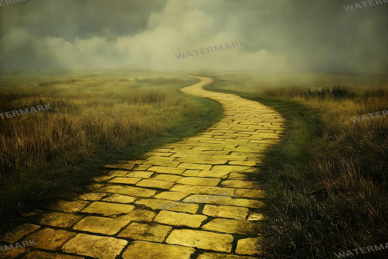 Yellow Brick Road Backdrop Digital Download, Wizard of Oz Photo ...