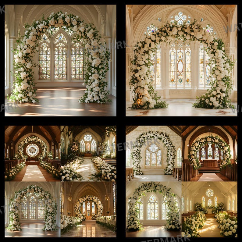 Chapel Photography Backdrop, Church Wedding Background, Religious ...