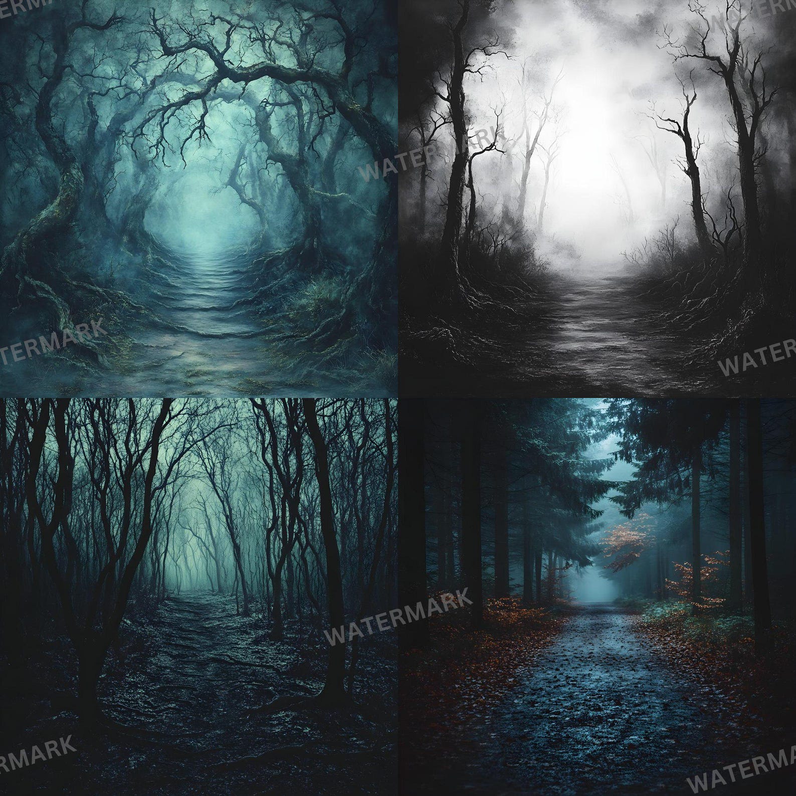65 Dark Spooky Backdrops - Master Overlays for Photoshop Composites ...