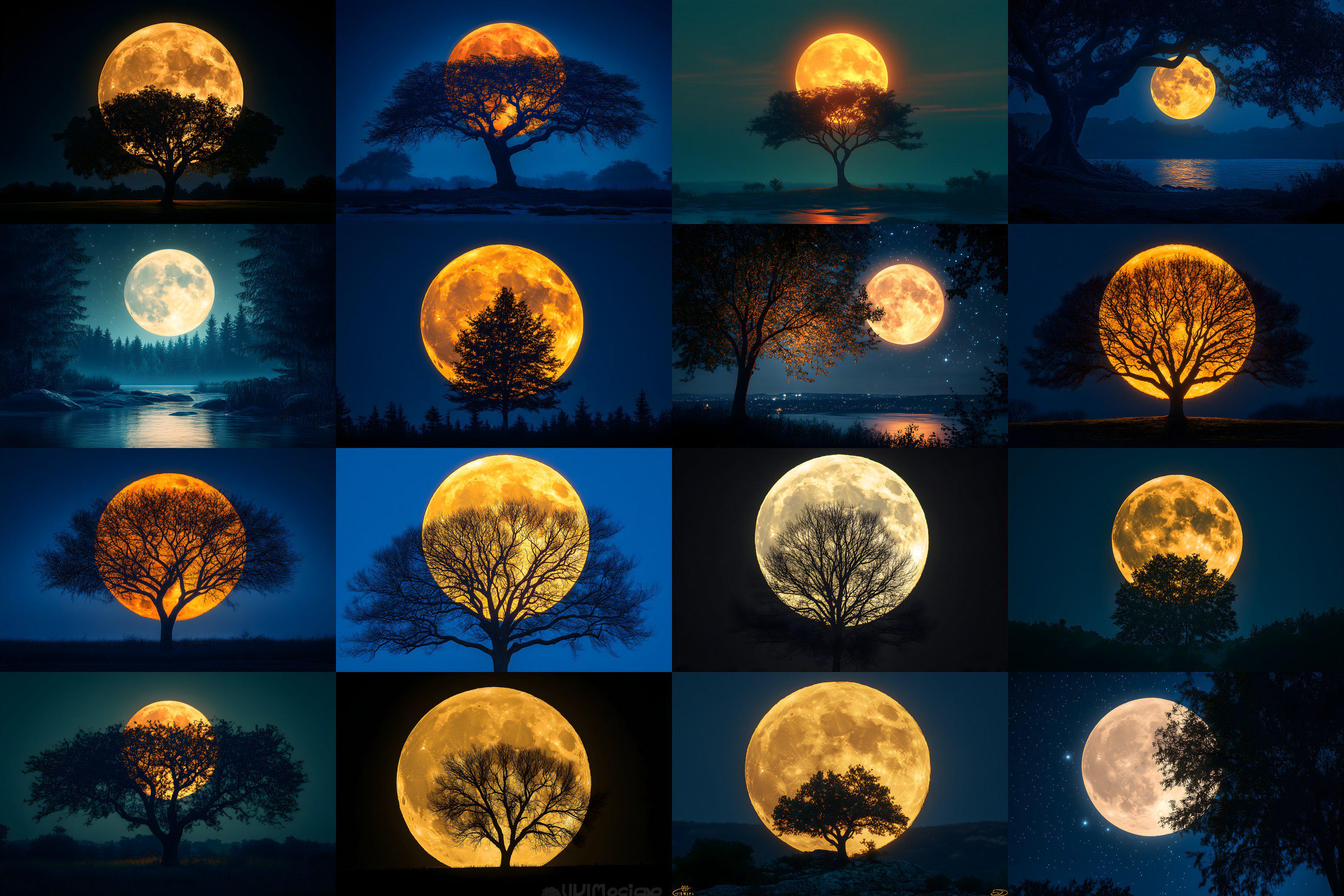 100 Mystical Full Moon Photography Backdrops – Fantasy Lunar Scenes ...