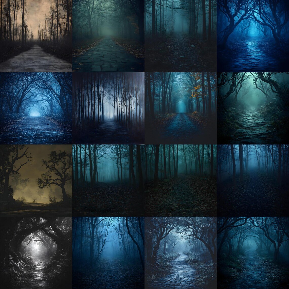65 Dark Spooky Backdrops - Master Overlays for Photoshop Composites ...