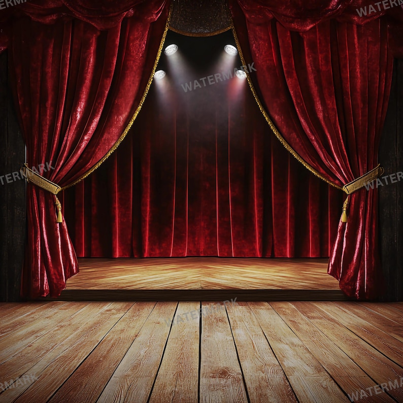 Theater Stage Backdrops - 11 Curtain Backgrounds - Perfect for ...