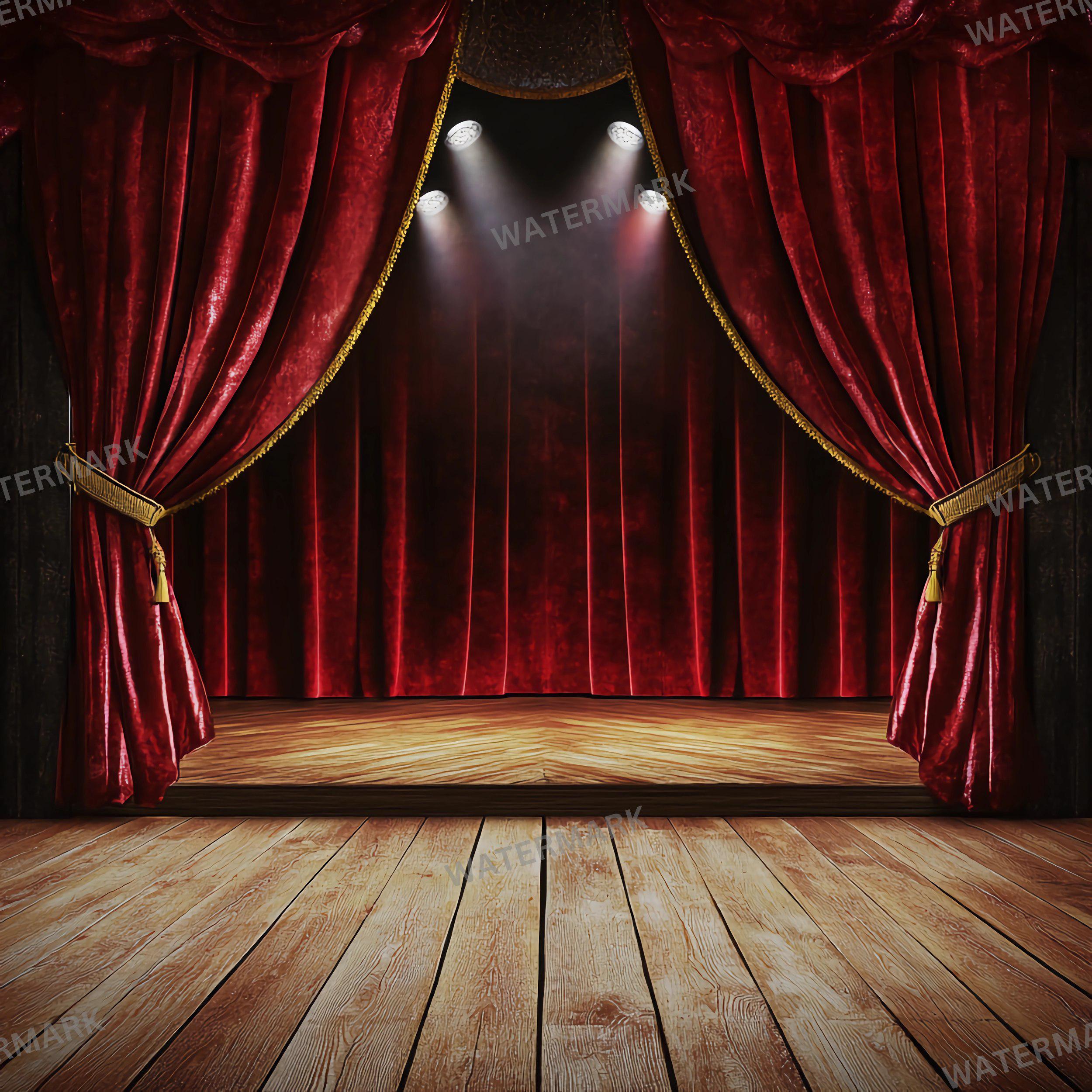 Theater Stage Backdrops - 11 Curtain Backgrounds - Perfect for ...