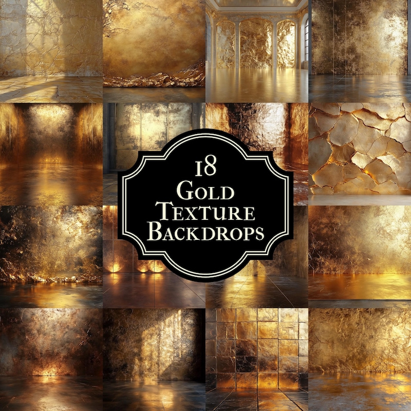 Gold Elegant Backdrop - Etsy