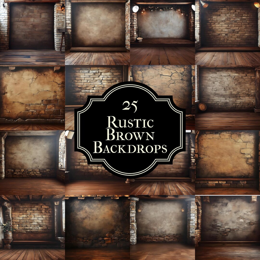 25 Rustic Brown Backdrops for Photoshop Composites, Master Overlays ...