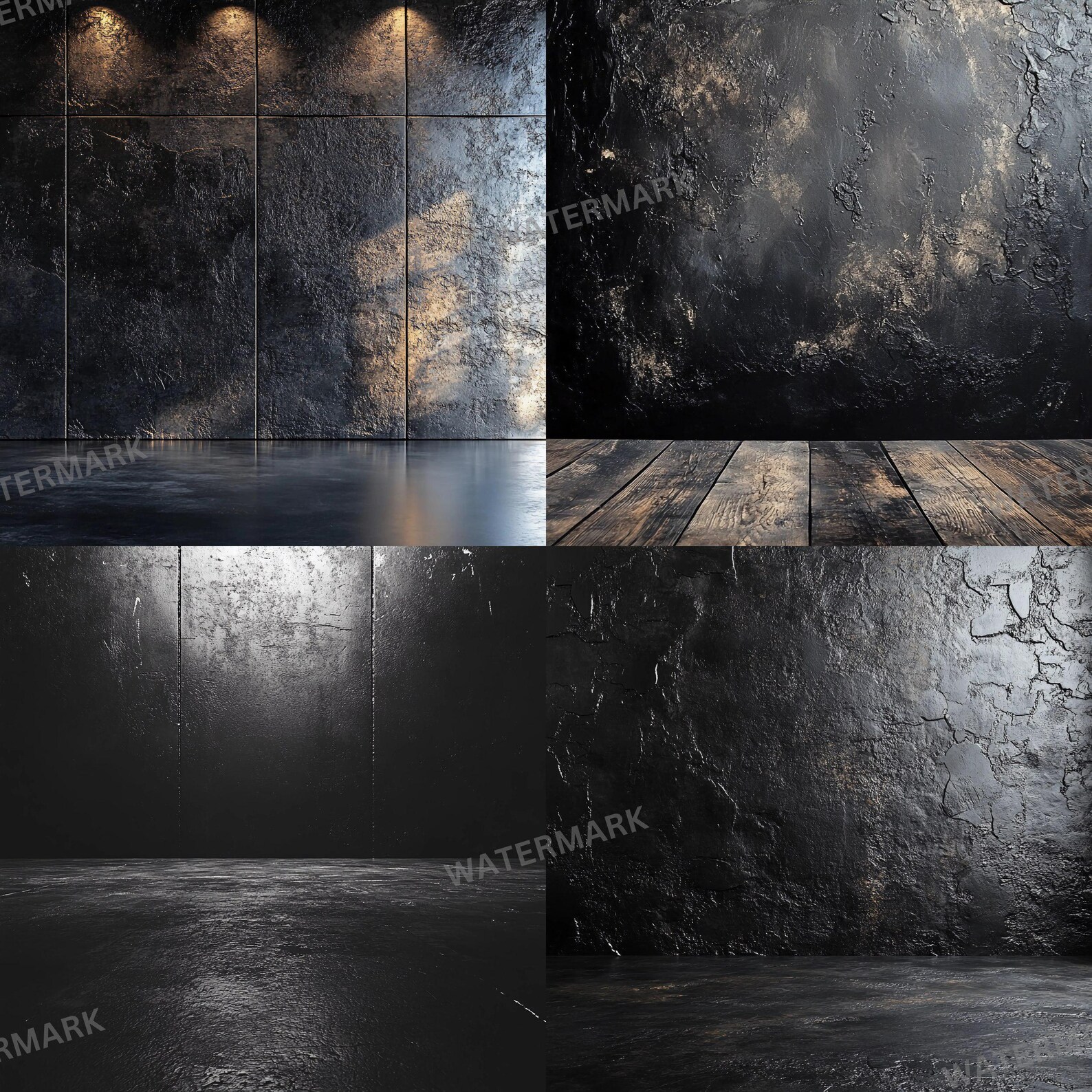 23 Black Texture Backdrops - Master Overlays, Photoshop & Digital Art ...