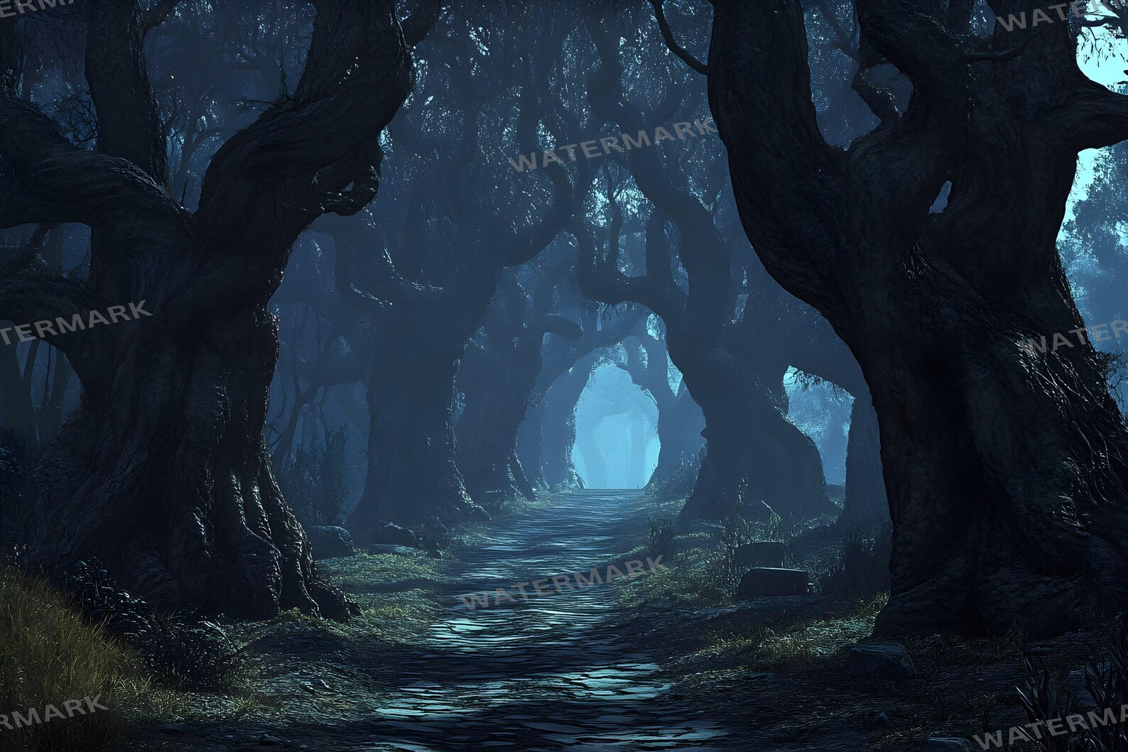 Wizard of Oz Digital Backdrops: 20 Enchanted Forest Jpgs for Fantasy ...