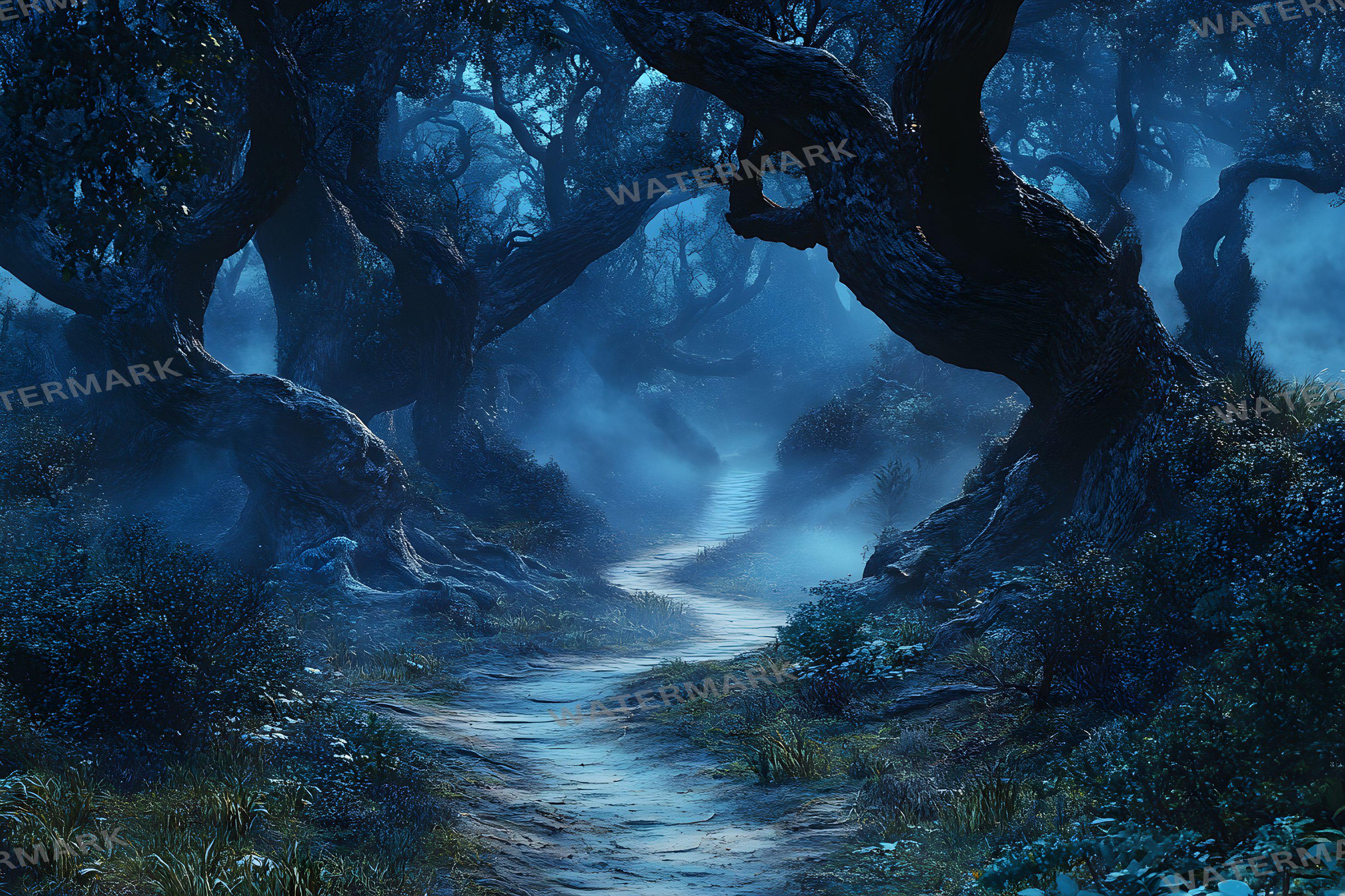 Wizard of Oz Digital Backdrops: 20 Enchanted Forest Jpgs for Fantasy ...