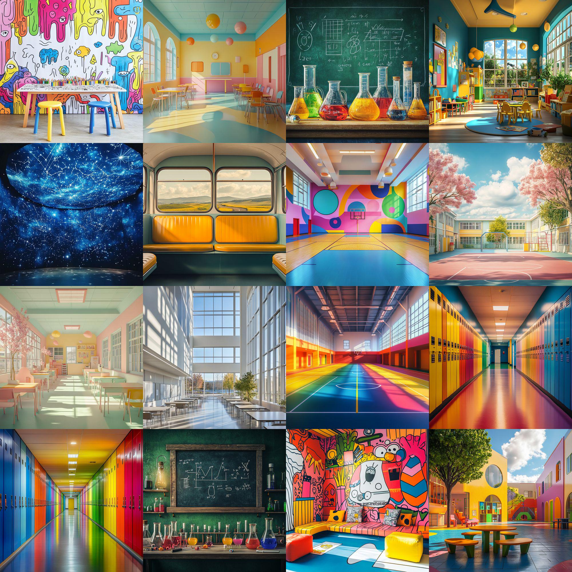 School & Kindergarten Photography Backdrops | 200 Digital Backdrops ...