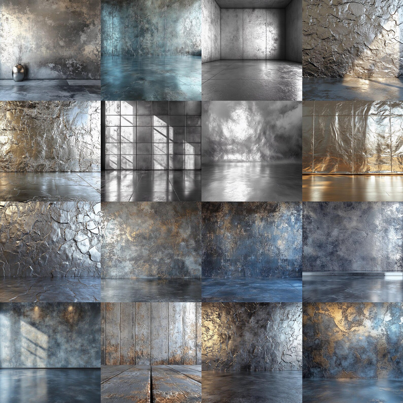 Silver Texture Photography Backdrops – 33 High-res JPG Overlays - Etsy