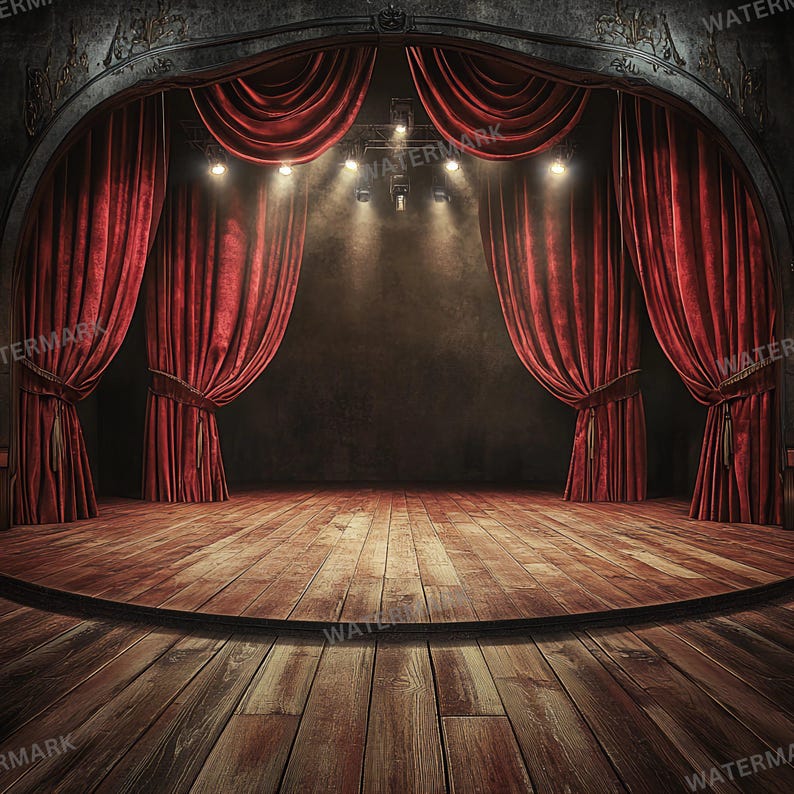 Theater Stage Backdrops - 11 Curtain Backgrounds - Perfect for ...