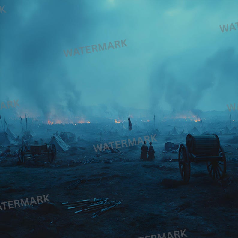 Battlefield Digital Backdrop, War Zone Photography Prop, Dramatic Post ...