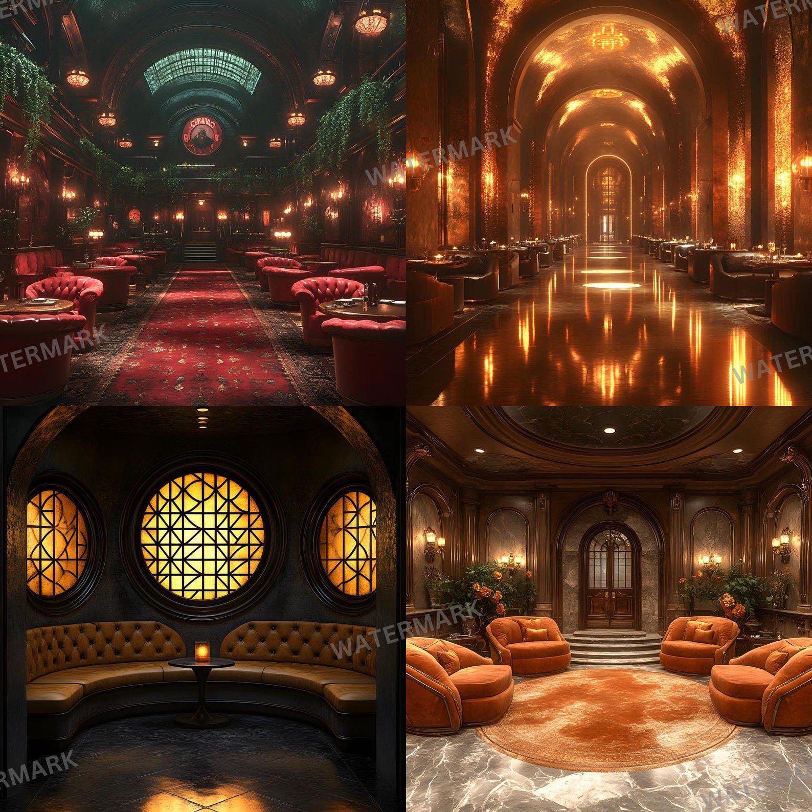 1920s Speakeasy Backdrops – Vintage Bar Photography Overlays (20 Jpgs ...