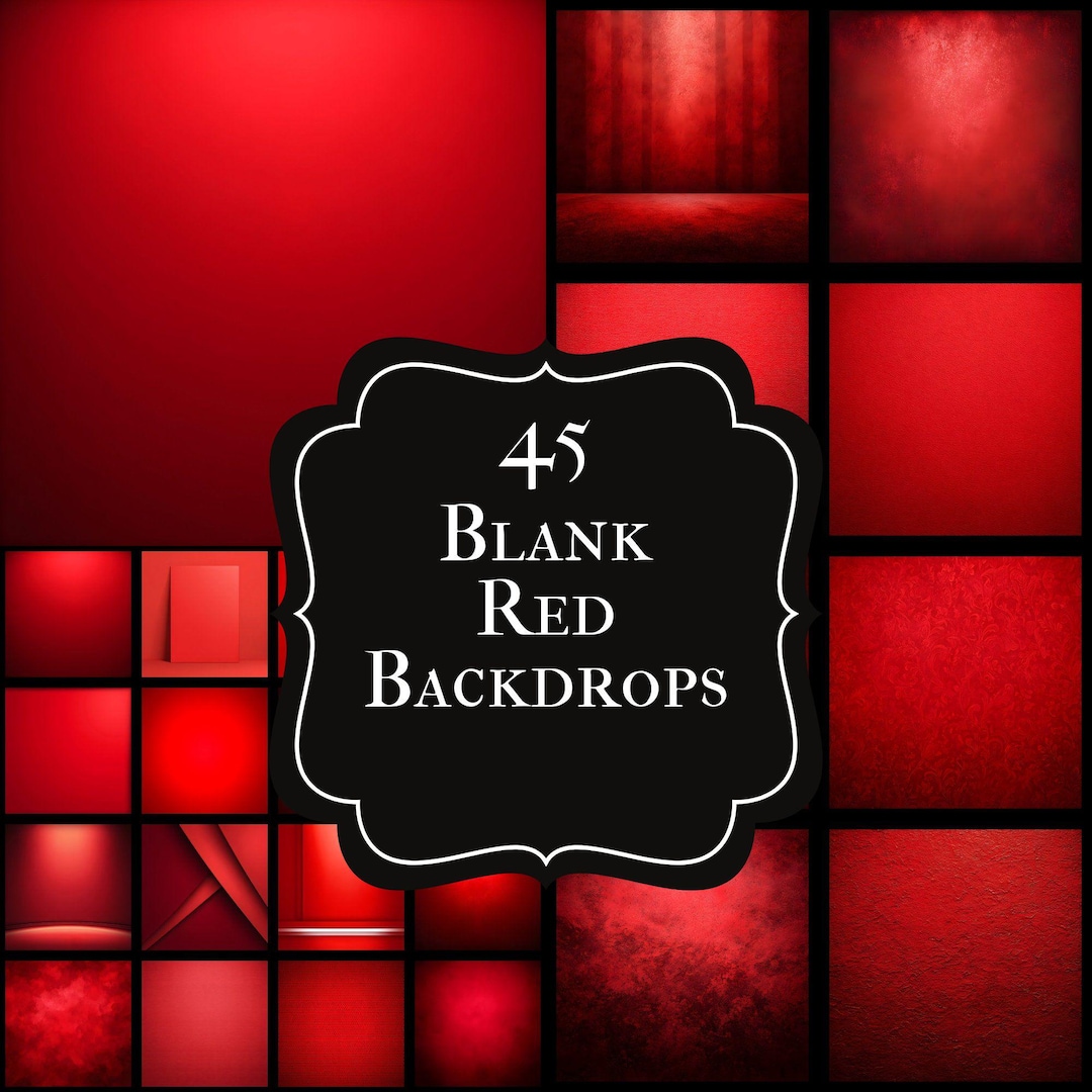 Red Photography Backdrop, Solid Color Background for Portraits, for ...
