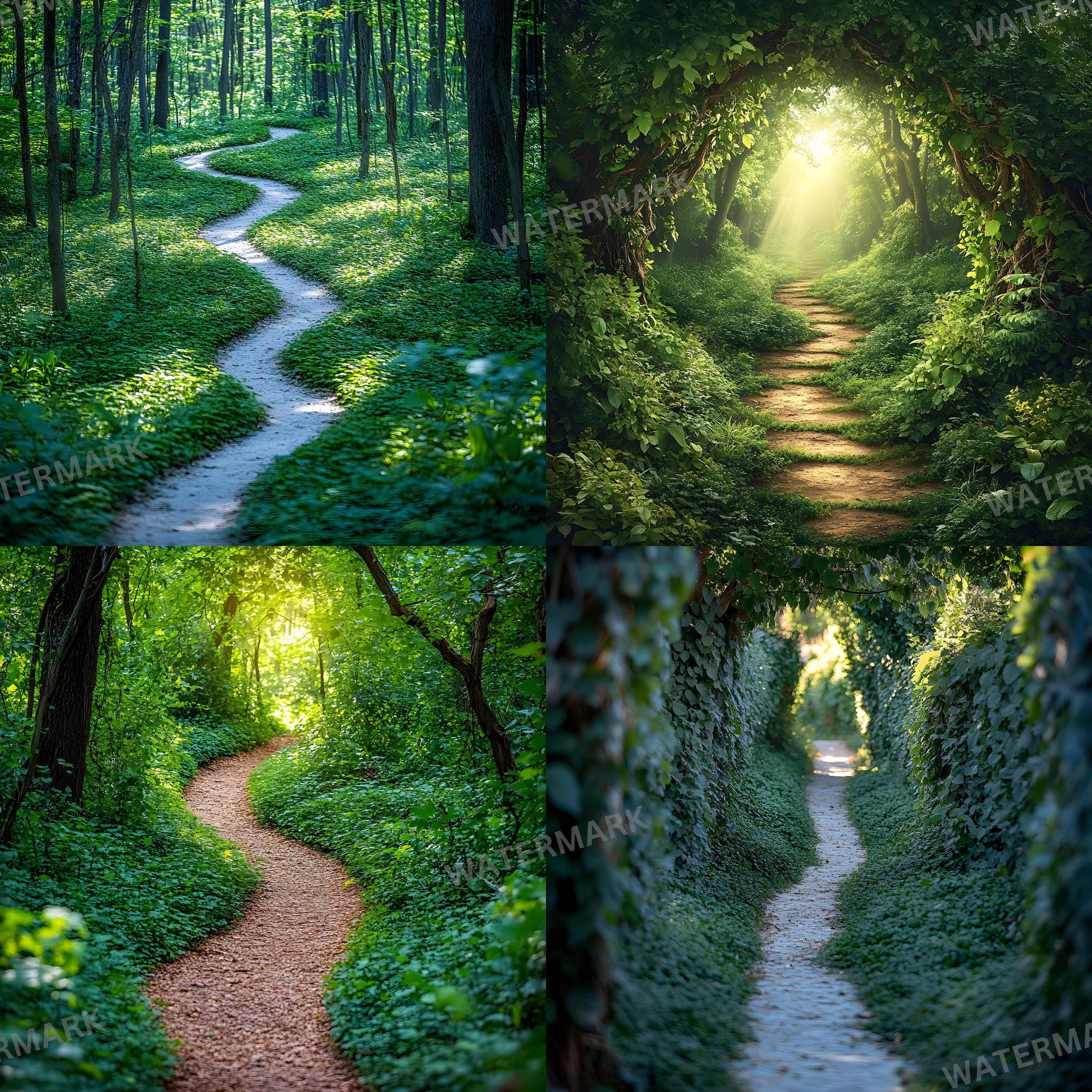 45 Overgrown Forest Digital Backdrops | Woodland, Portrait Backgrounds ...