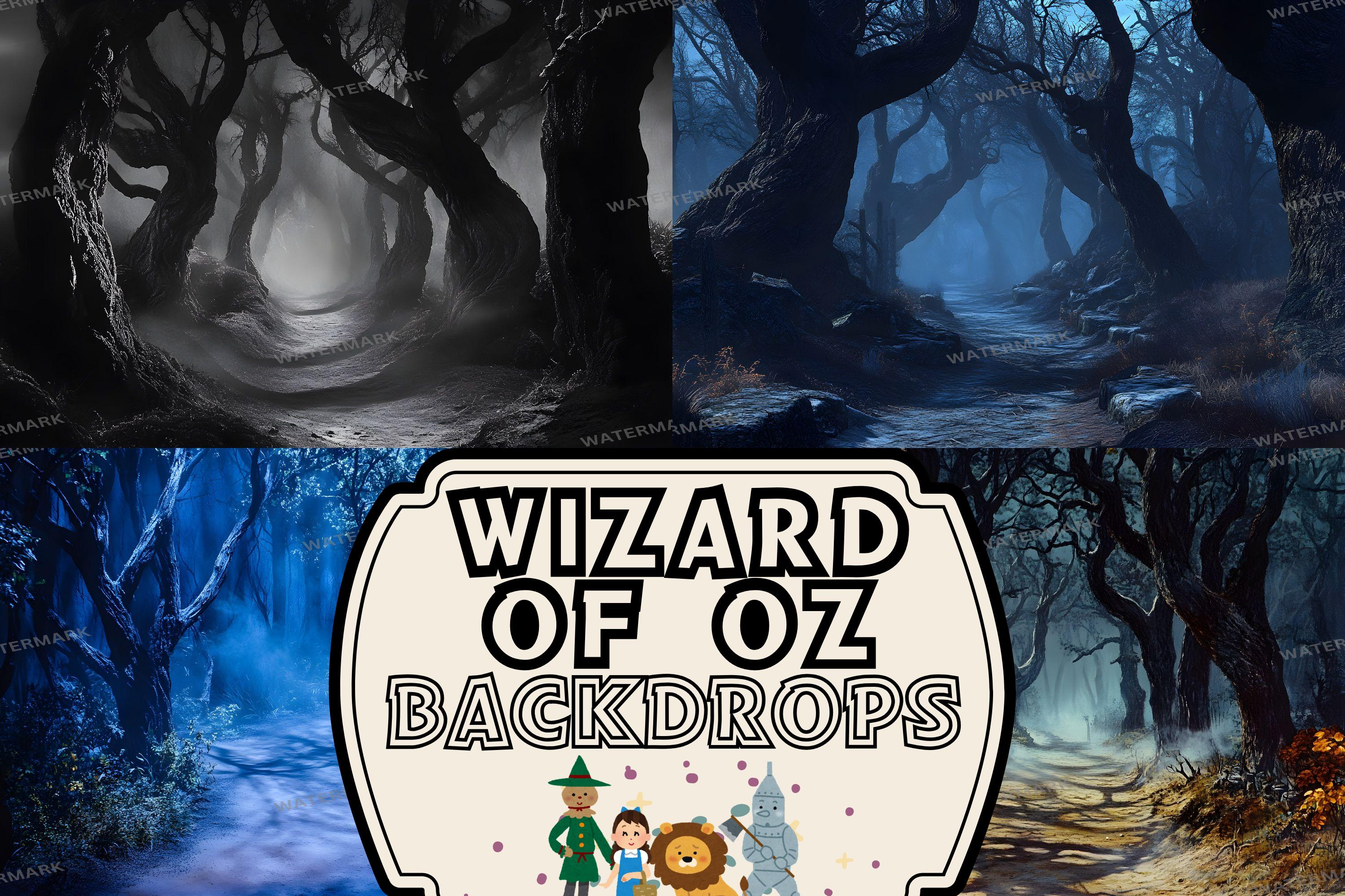 Wizard of Oz Digital Backdrops: 20 Enchanted Forest Jpgs for Fantasy ...