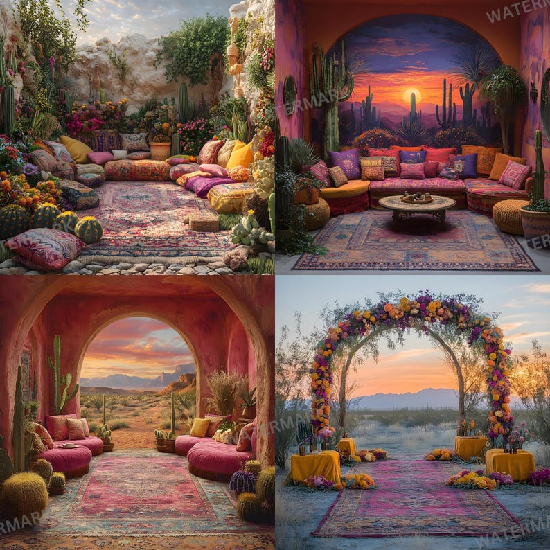 35 Bohemian Desert Backdrops, Boho Desert Background - Photoshop ...