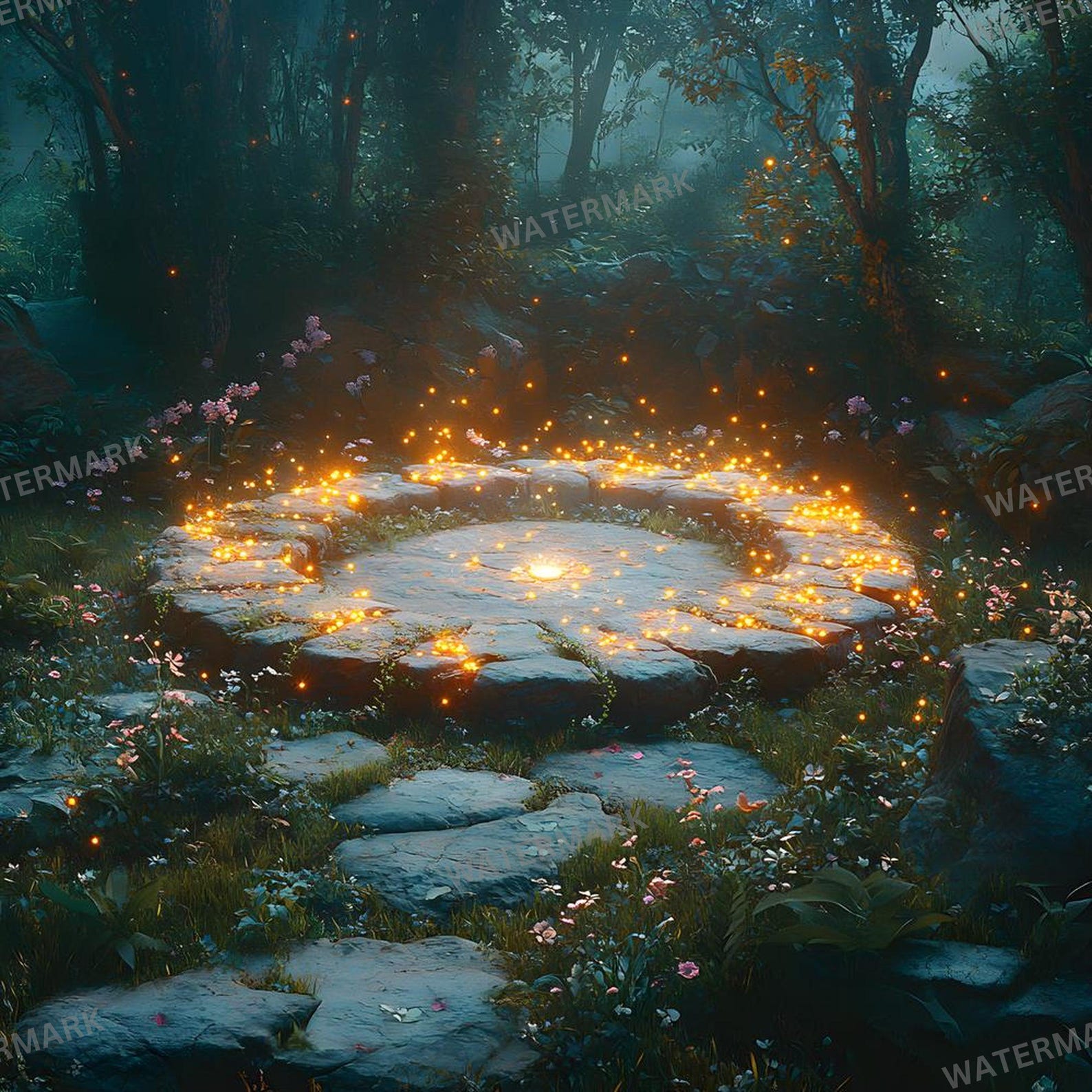 Enchanting Fairy Tale Photoshop Overlay Backdrops 15 Magical Forest ...