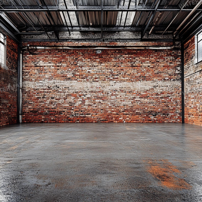 11 Urban Loft Backdrops | Industrial Warehouse Photography Backgrounds ...