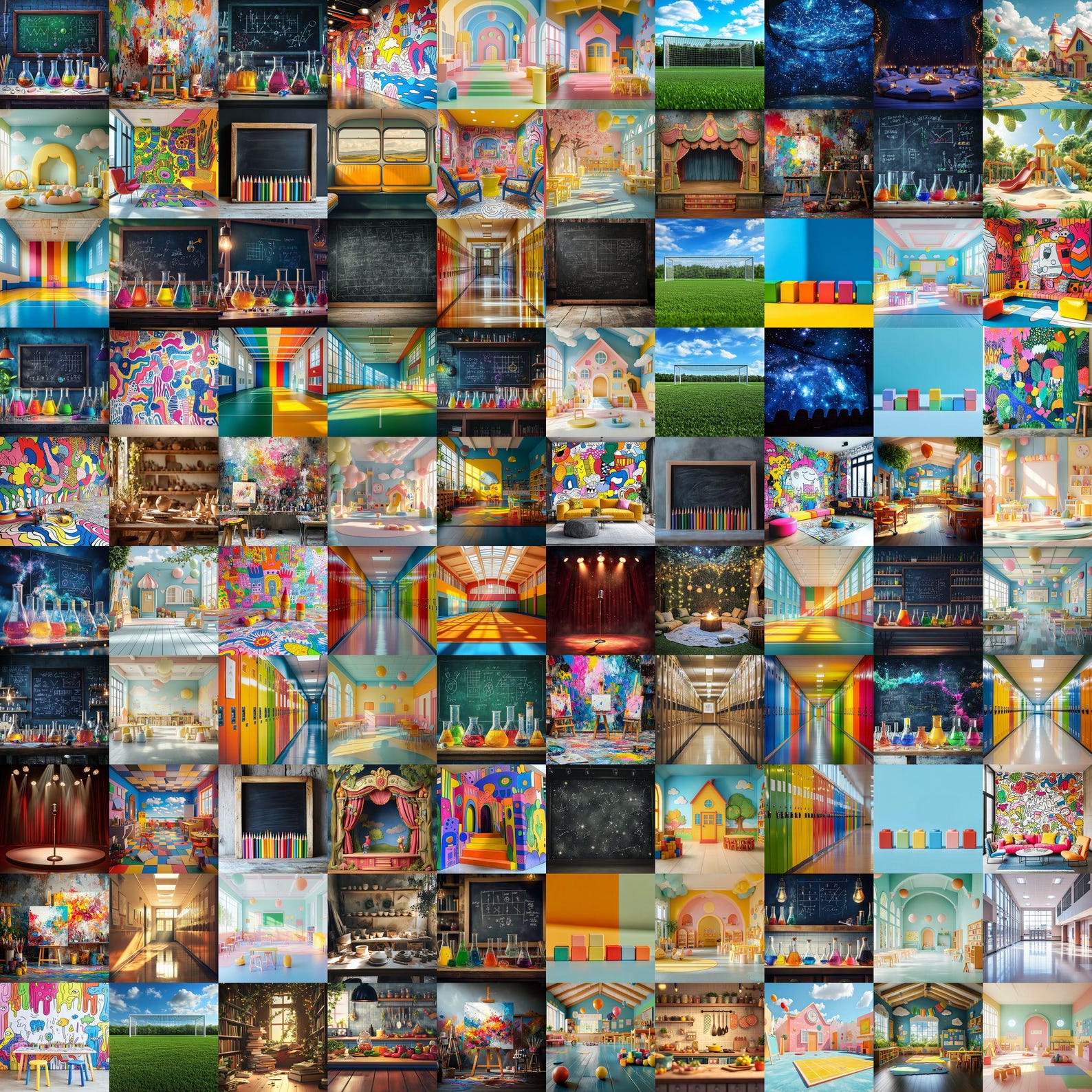 200 School Photography Backdrops | Classroom & Learning Scenes (digital ...