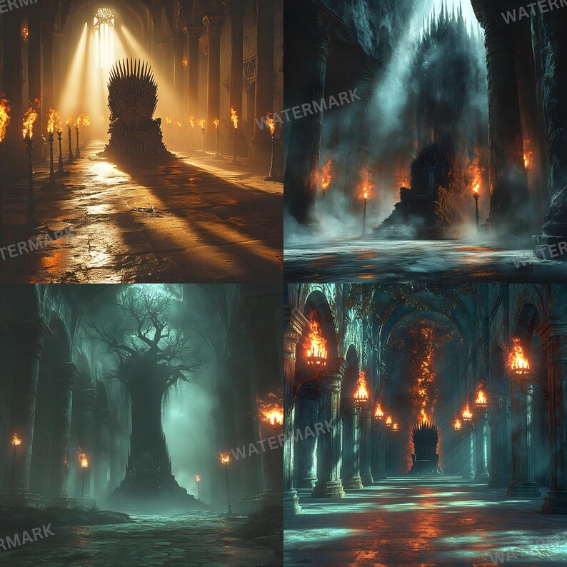 20 the Throne Backdrops Majestic Digital Backgrounds for Photography ...