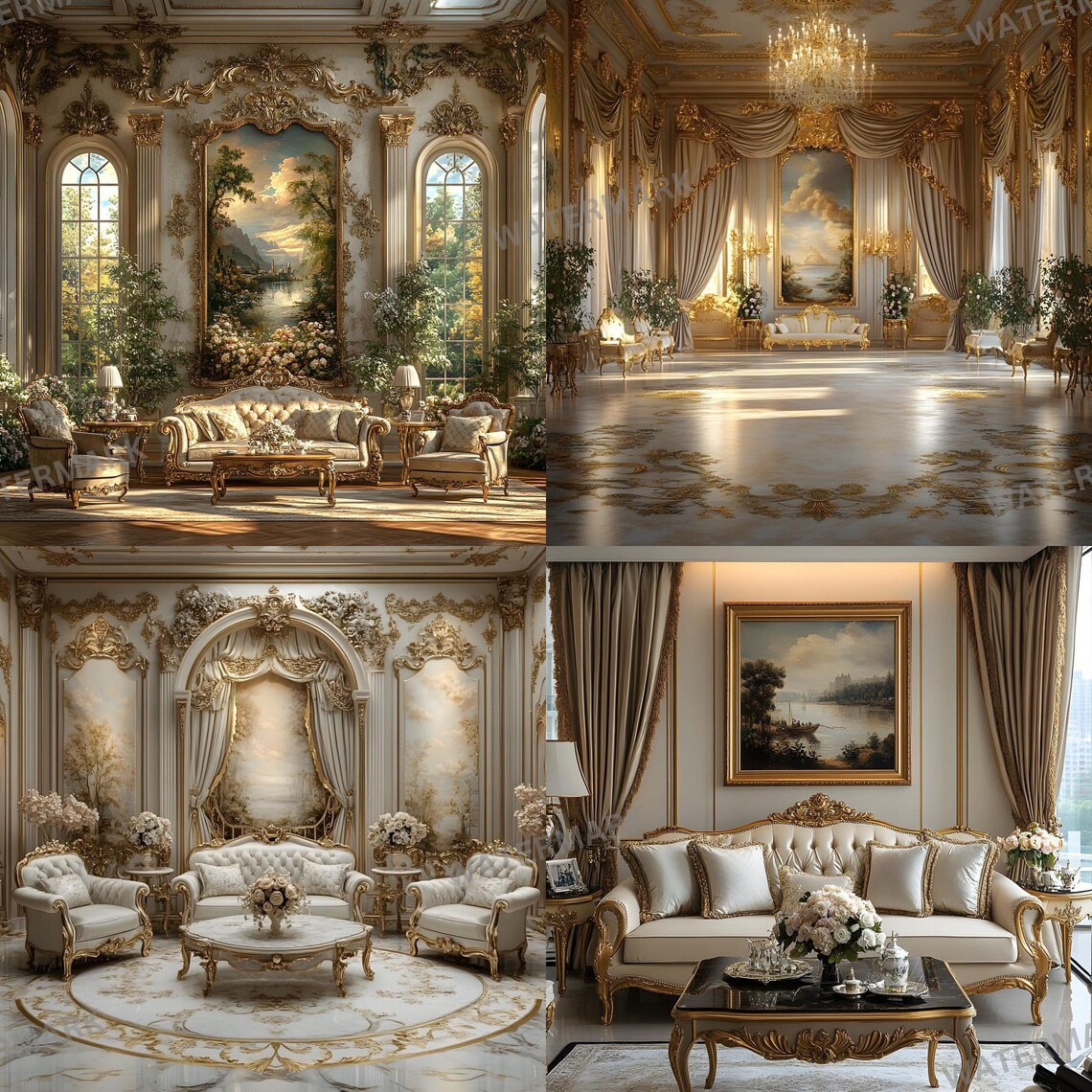 20 Royal Sitting Backdrops Regal Digital Backgrounds for Portraits ...