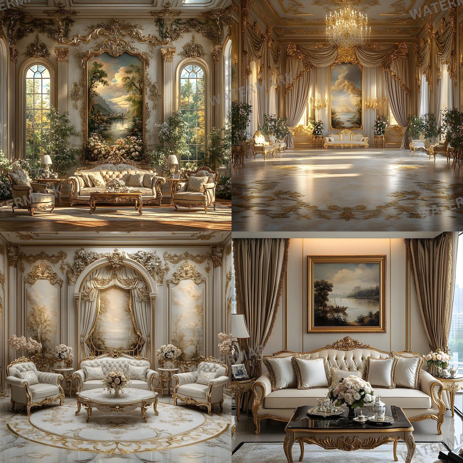 20 Royal Sitting Backdrops Regal Digital Backgrounds for Portraits ...