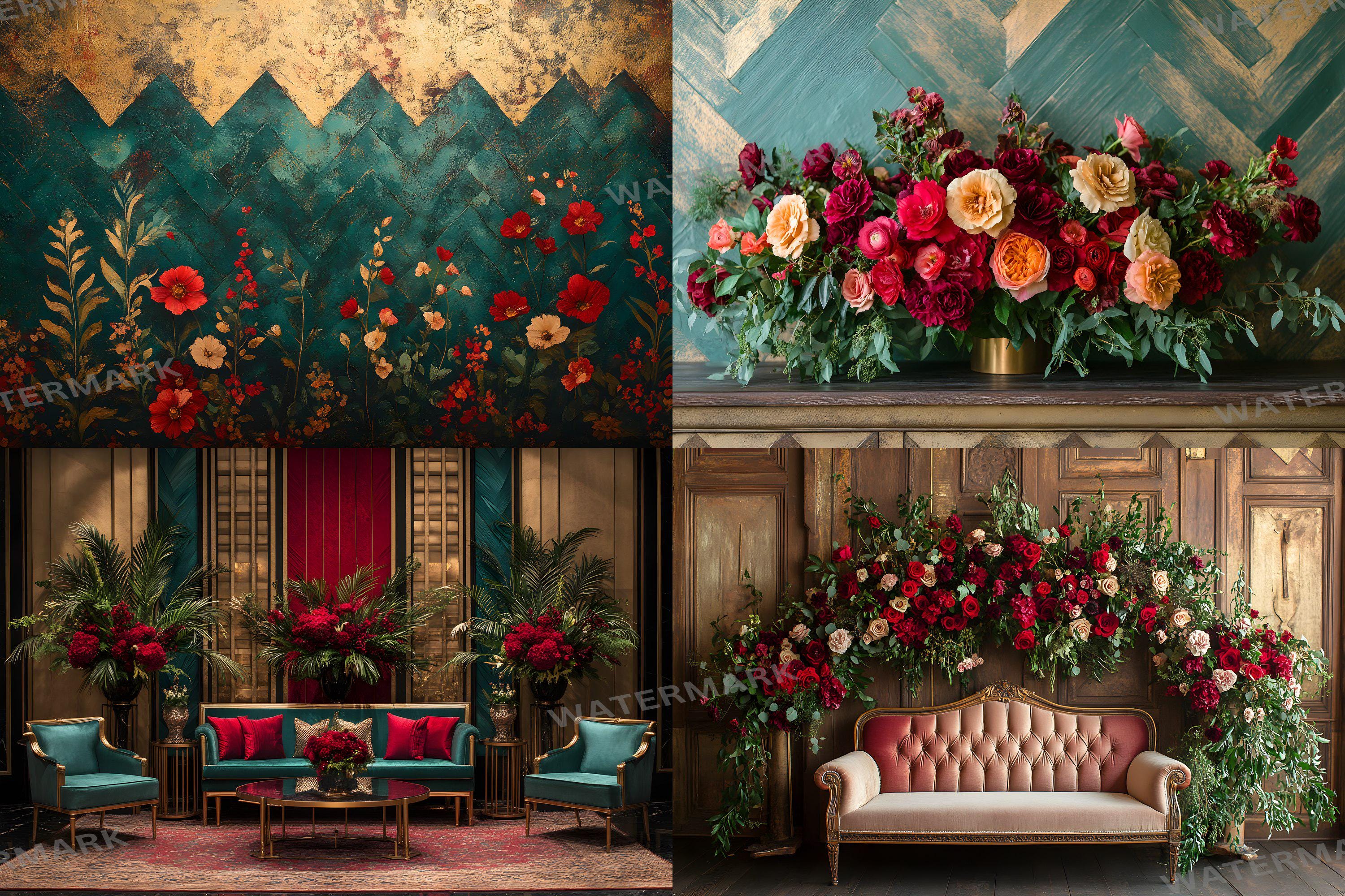 40 Jazz Age Stage Backdrops - Vintage Art Deco Theater and Gatsby ...