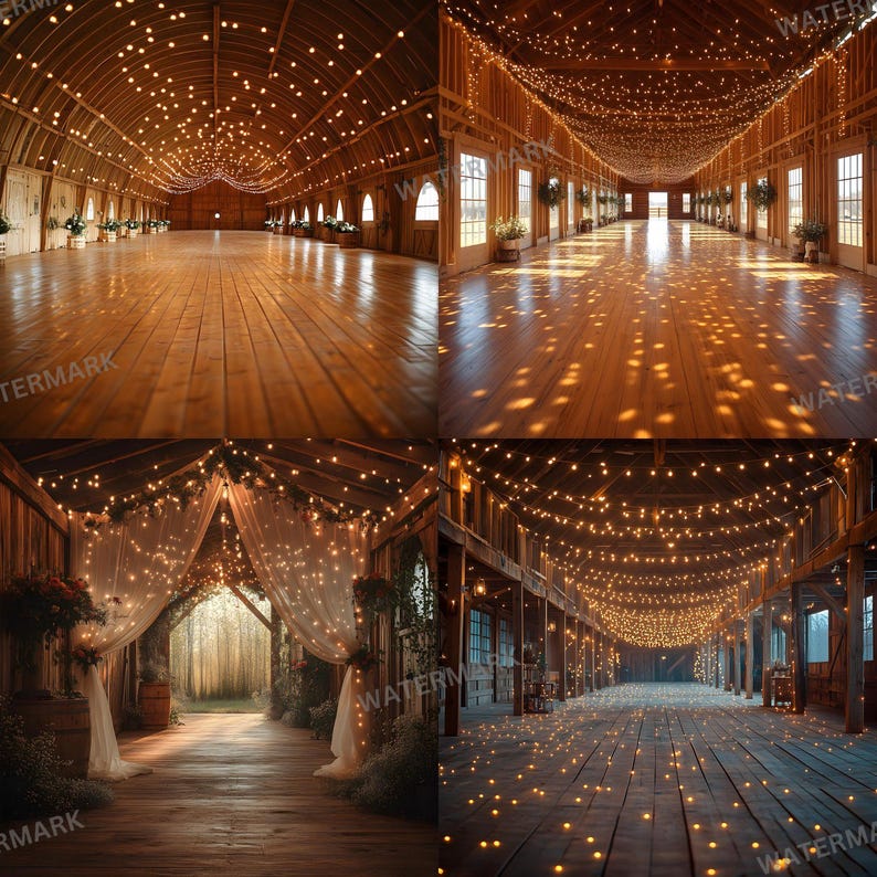 15 Rustic Barn Wedding Backdrops, Country Scene Textures (jpgs) - Etsy