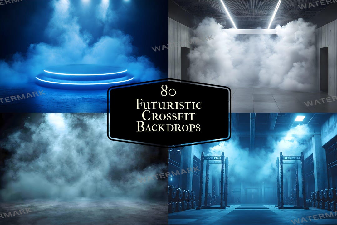 Neon Gym Backdrop Pack – 80 Futuristic Fitness Backgrounds (jpgs) - Etsy